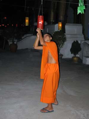 Picture of Monk Light in Luang Prabang